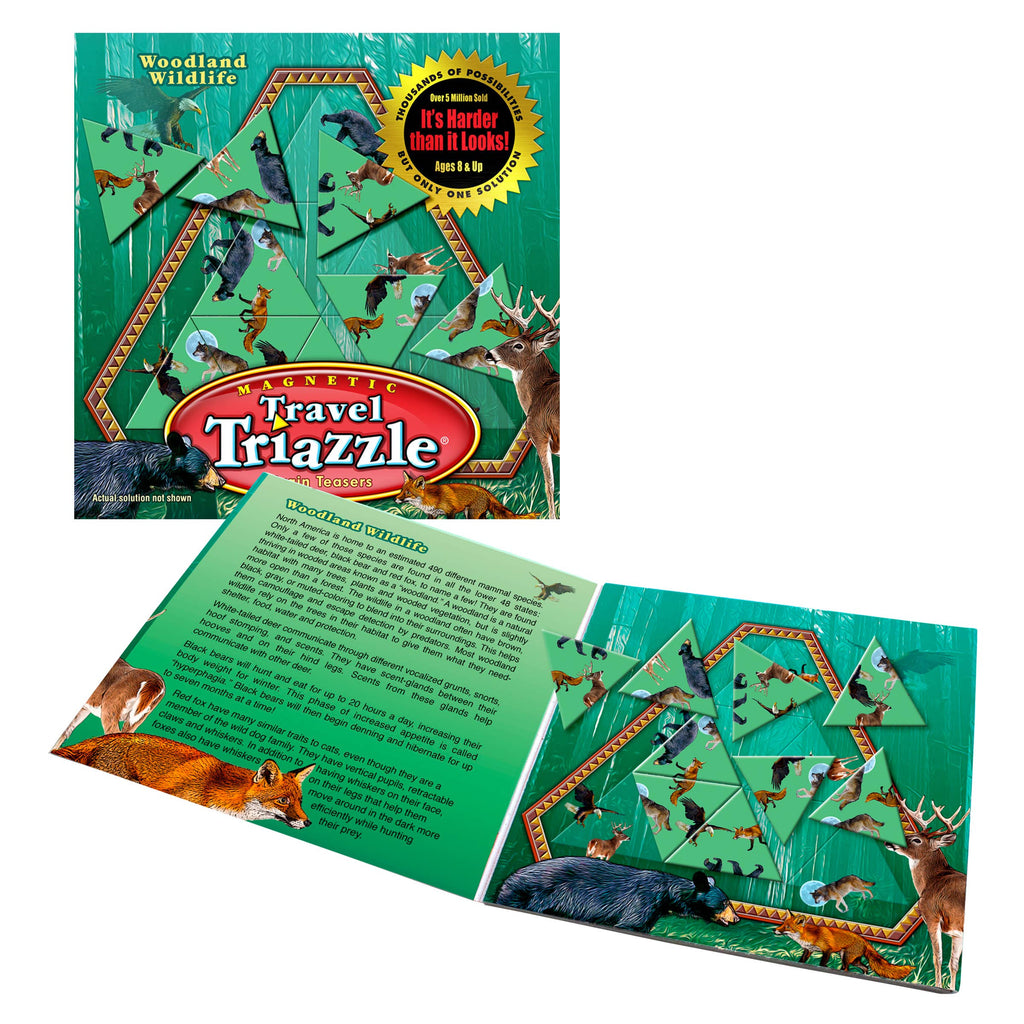 Woodland Wildlife - Wooden Travel Triazzle – Gettysburg Museum Store