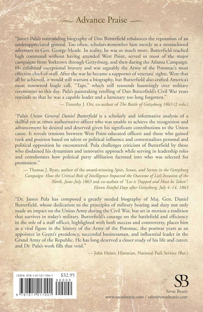 Union General Daniel Butterfield: A Civil War Biography (Pula, UA ...