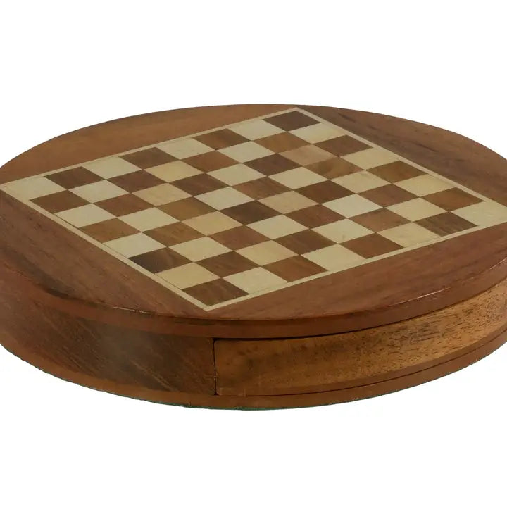 Chess Set - Round Drawer Magnetic Chess – Gettysburg Museum Store