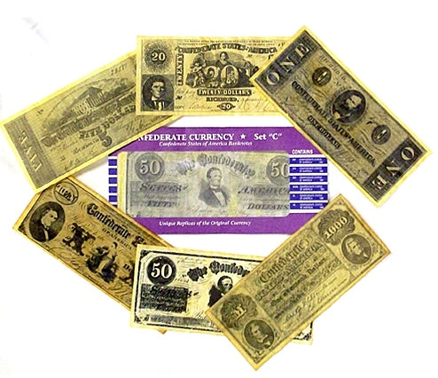 Confederate Currency Reproduction – Gettysburg Museum Store