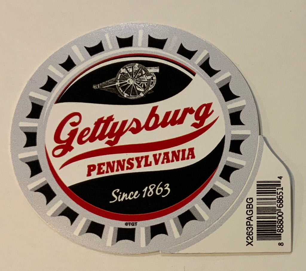 Gettysburg Bottle Cap Sticker – Gettysburg Museum Store